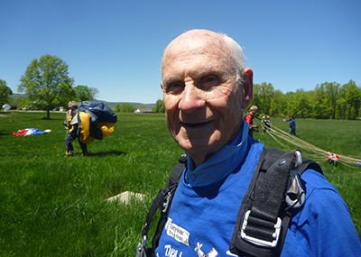 This 90-Year-Old Skydiver Is Free Falling for a Cause | Brookdale